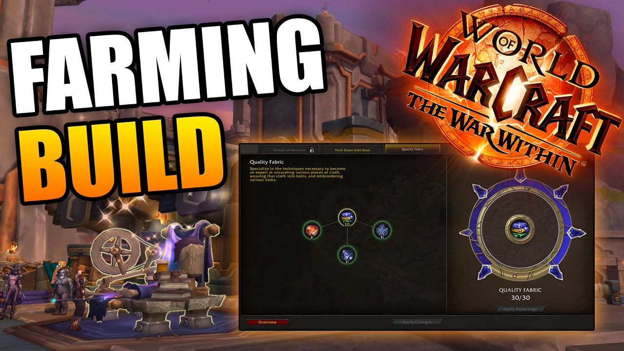 Best Profession Build for Cloth Farming in TWW WoW - YouTube