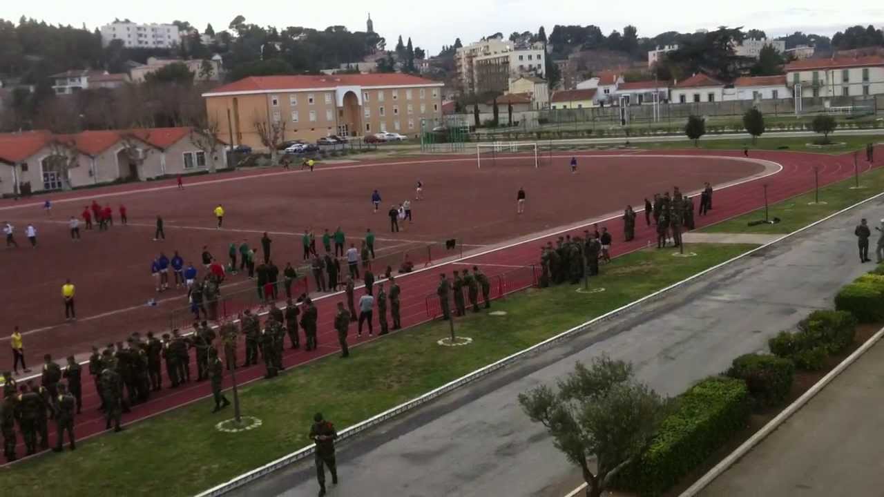 sport challenge in legion etrangere 2REI, Nimes - YouTube