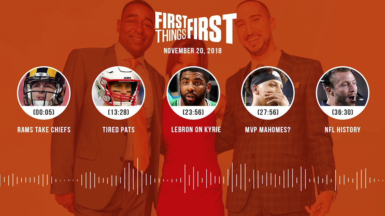 First Things First audio podcast(11.20.18)Cris Carter, Nick Wright ...