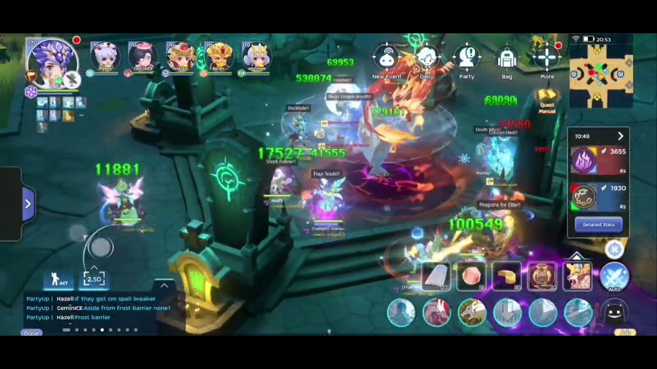 Ragnarok Mobile ROM Magic Ninja POV Ranked 6V6 Magic Prison MP Season ...