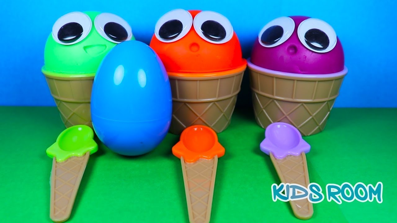 3 Colors Play Doh Ice Cream Cups PJ Masks Chupa Chups LOL Surprise Toys ...