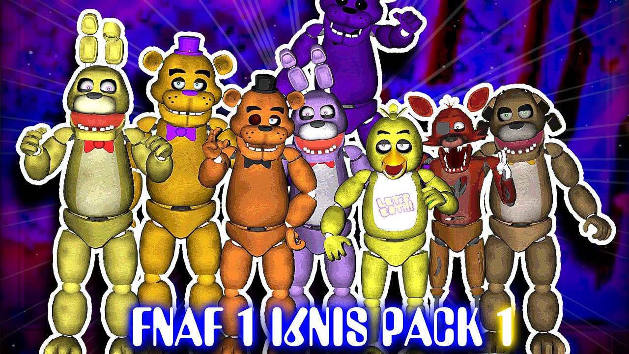 !FNAF 1 I6NIS Pack 1! [FNAF/P3D] - YouTube