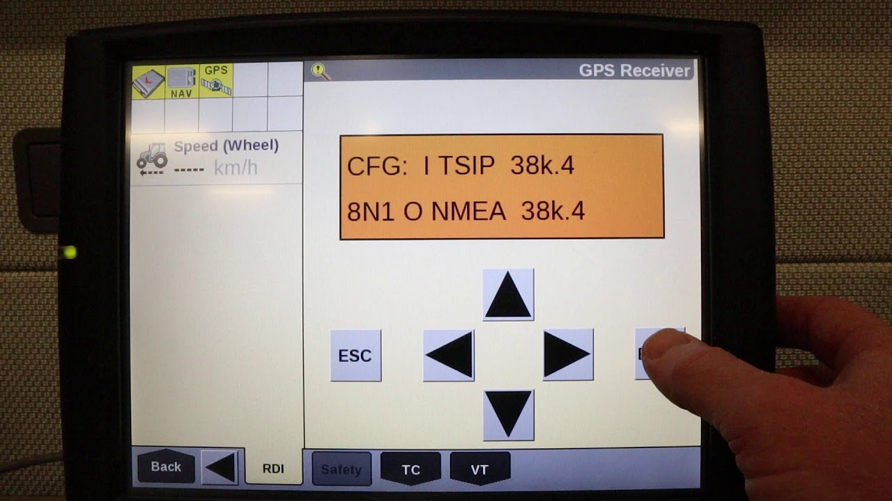 GPS Setup - Setting up Pro 600/700 Connected to Receiver - YouTube