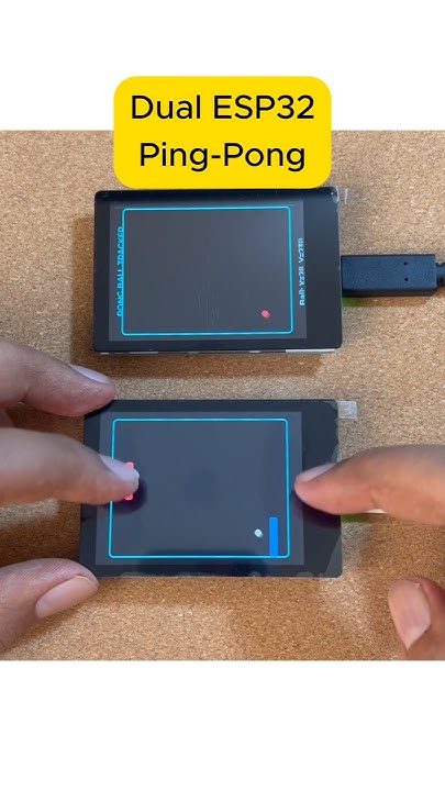 Dual ESP32 Ping Pong using ESP Now #esp32 #arduino - YouTube