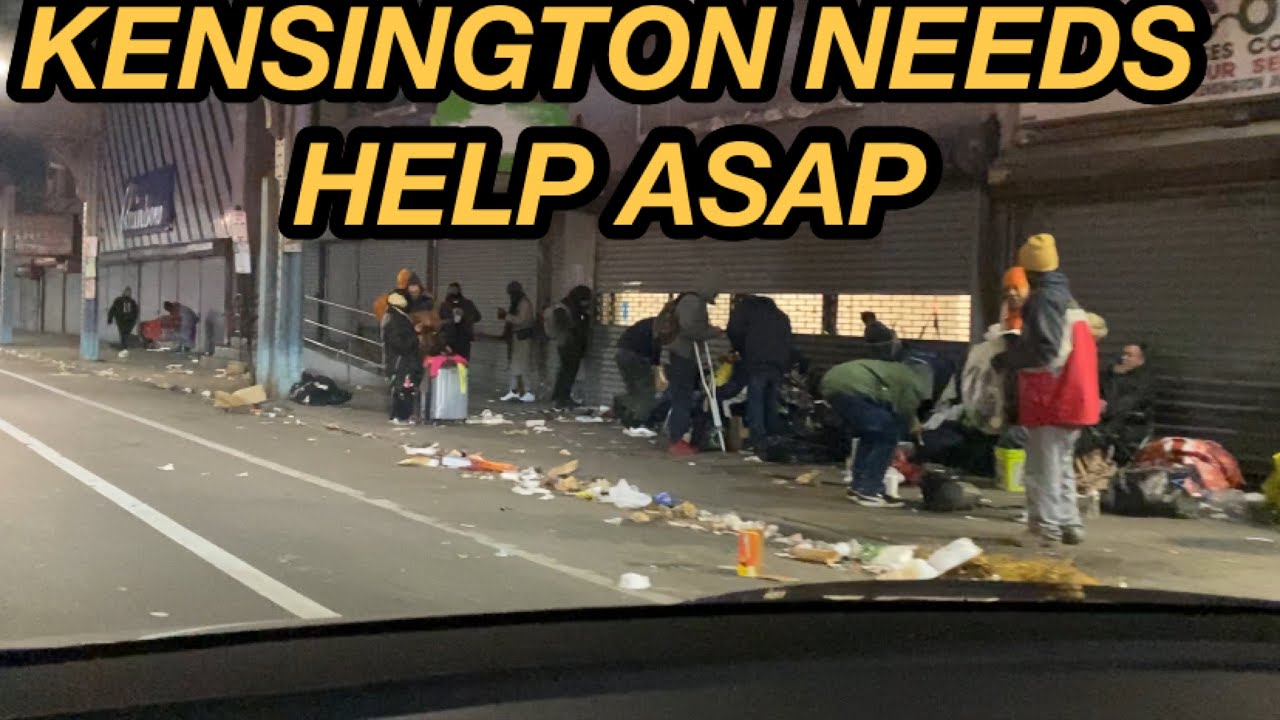 THE WORST LOOKING AREA OF PHILADELPHIA AREA AT NIGHT - YouTube