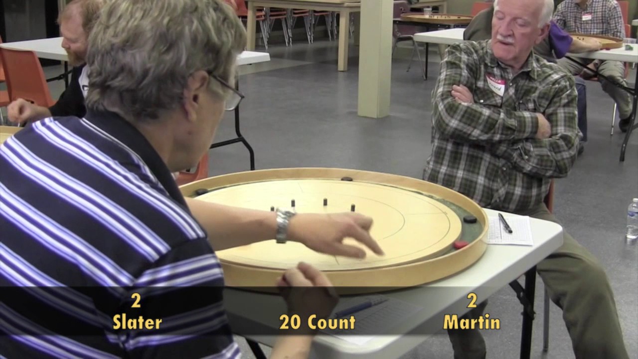 Crokinole 2017 Hamilton Pool A - Slater v Martin - YouTube