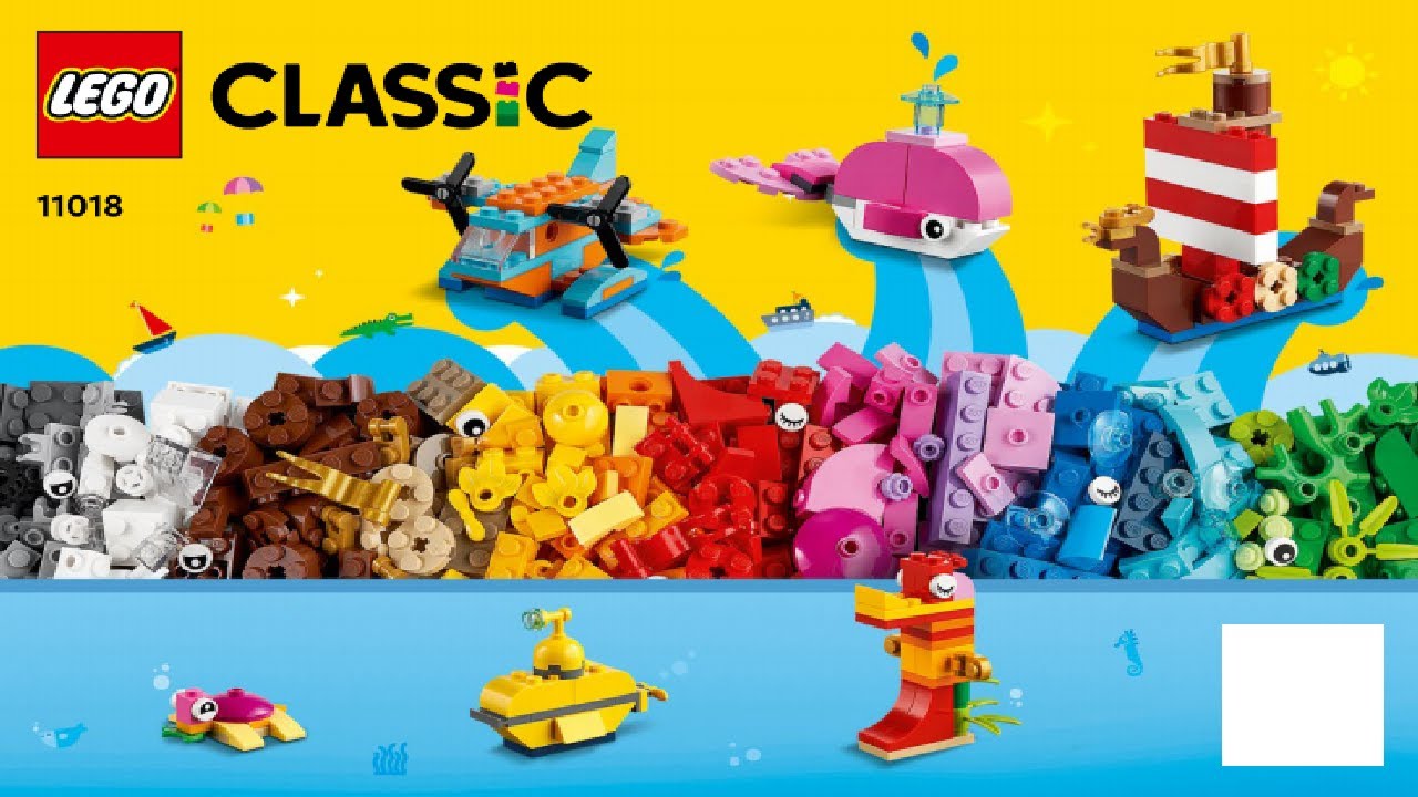 LEGO instructions - LEGO Classic - 11018 - Creative Ocean Fun - YouTube