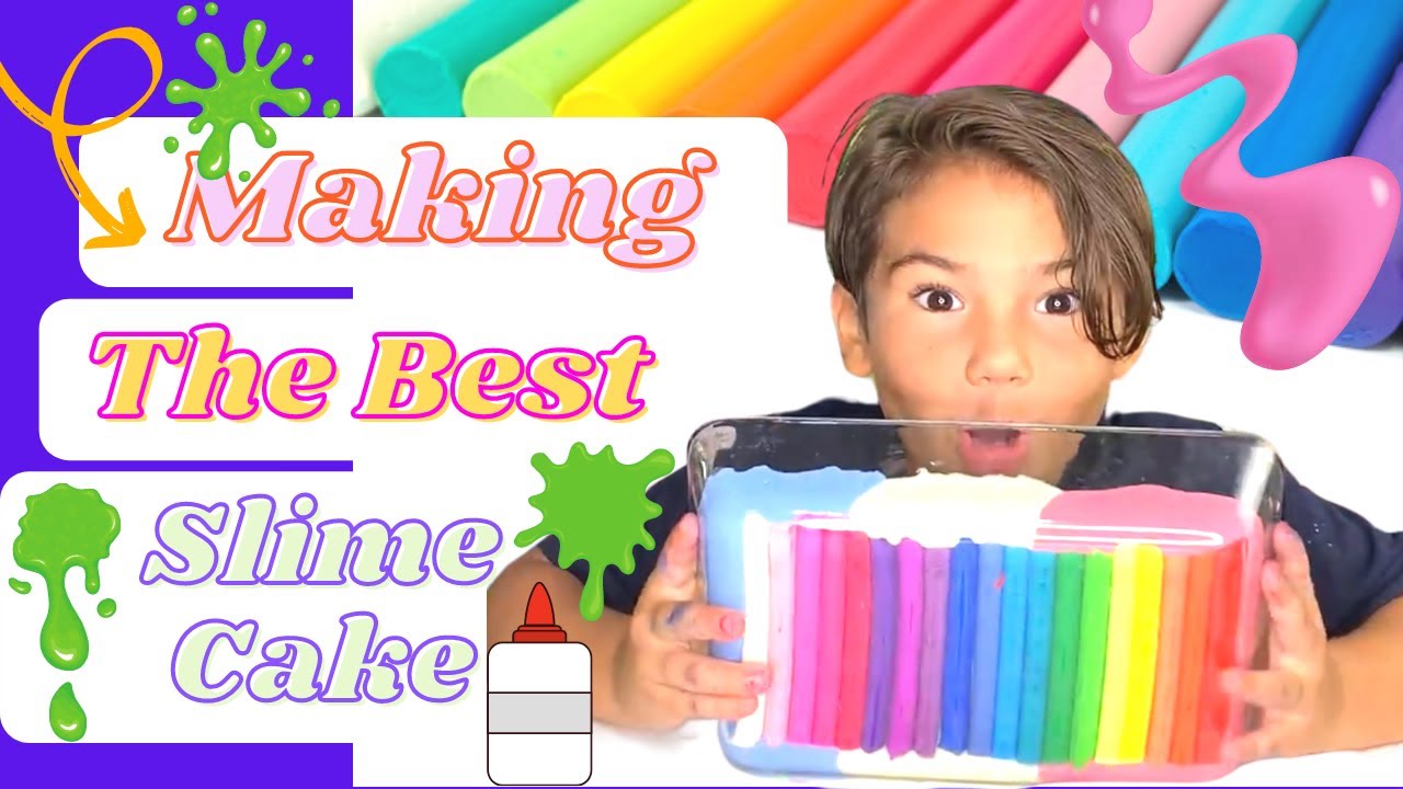 Making The Best Slime Cake!!! - YouTube