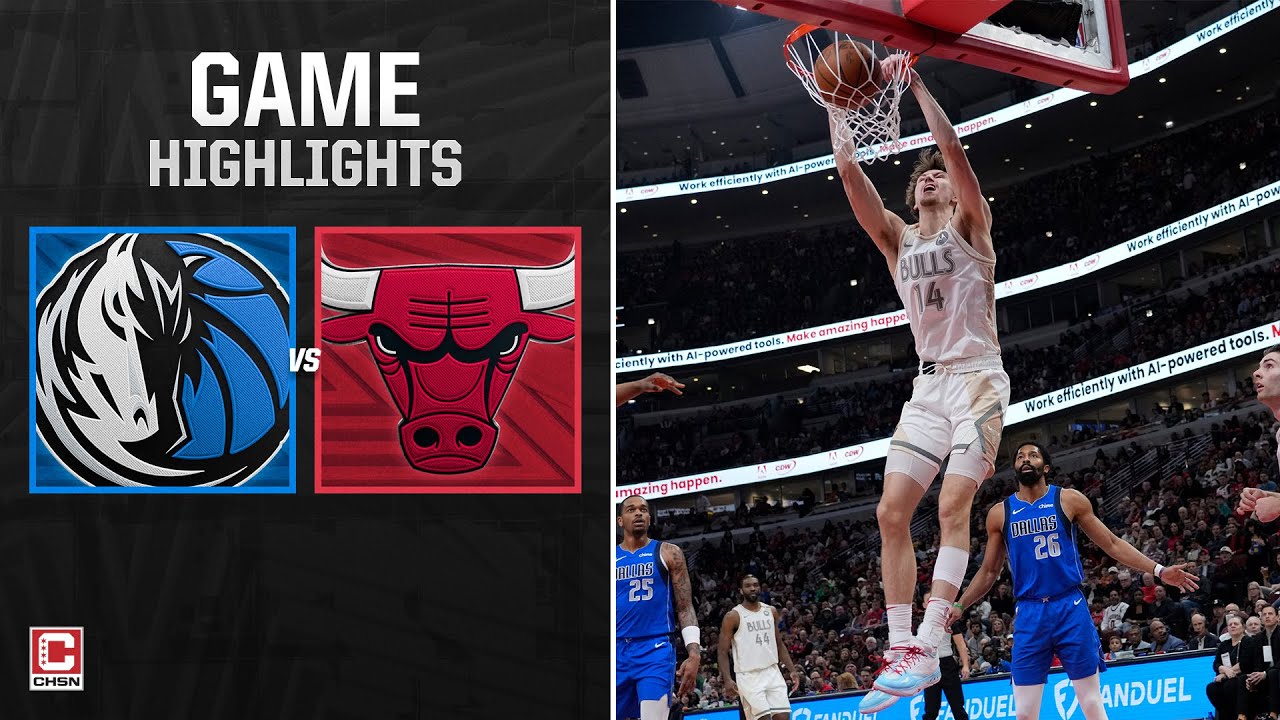 Chicago Bulls vs. Dallas Mavericks - Game Highlights | CHSN Chicago ...