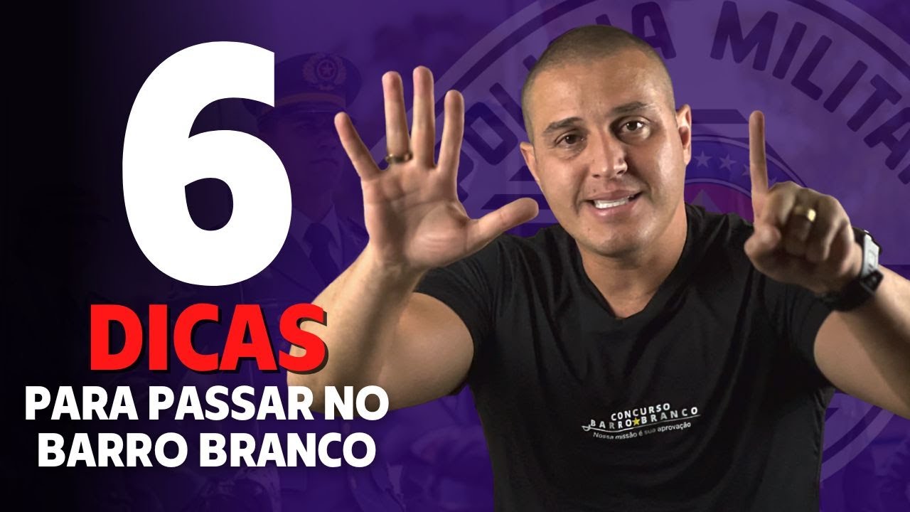 6 DICAS para passar no Barro Branco APMBB de São Paulo | Concurso Barro ...