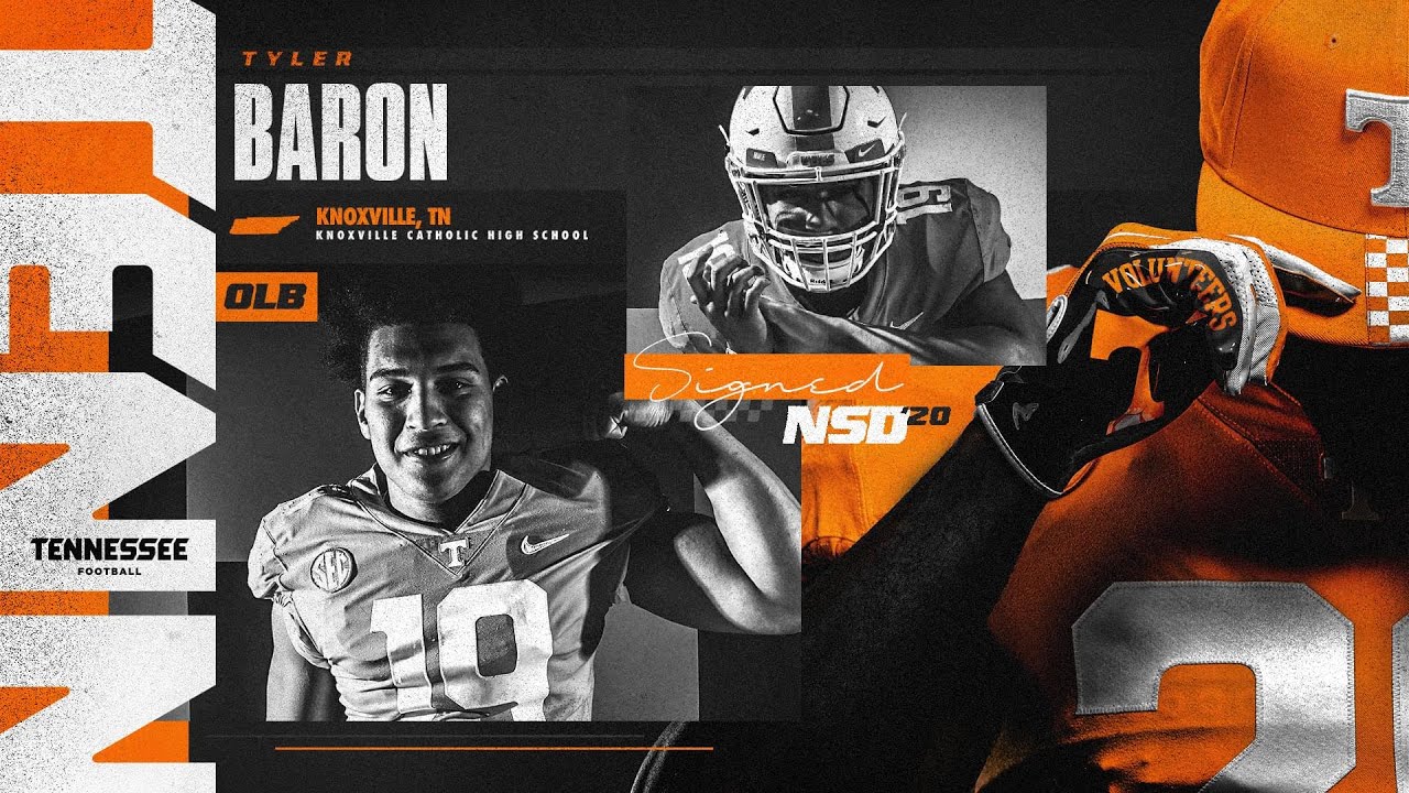 Vols 2020 DE/OLB Tyler Baron Recruit Highlight Reaction W/ VFL Rico ...