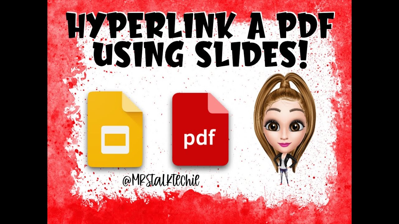 How To Hyperlink A PDF Using Slides YouTube How To Hyperlink A PDF Using Slides YouTube