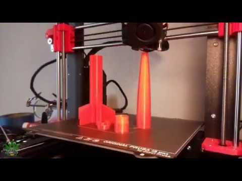 3D Printing Time Lapse Prusa Mk3s rocket - YouTube