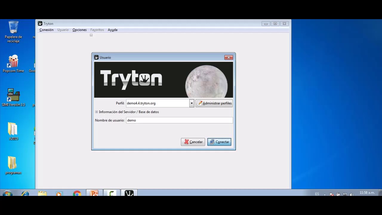 Como instalar un ERP (Tryton) - YouTube