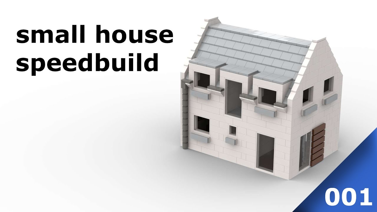 LEGO® simple house build | speedbuild 001 - YouTube