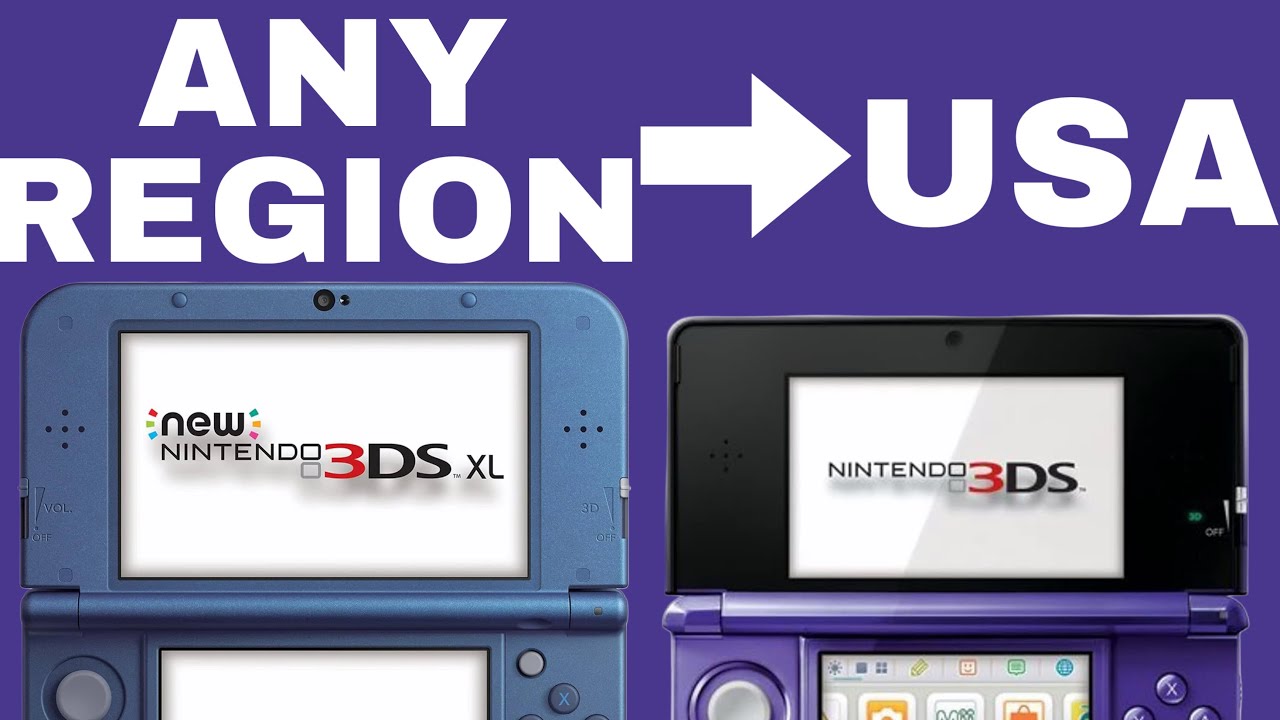 HOW TO CHANGE REGION AND MOD ANY 3DS/2DS TO US REGION - YouTube