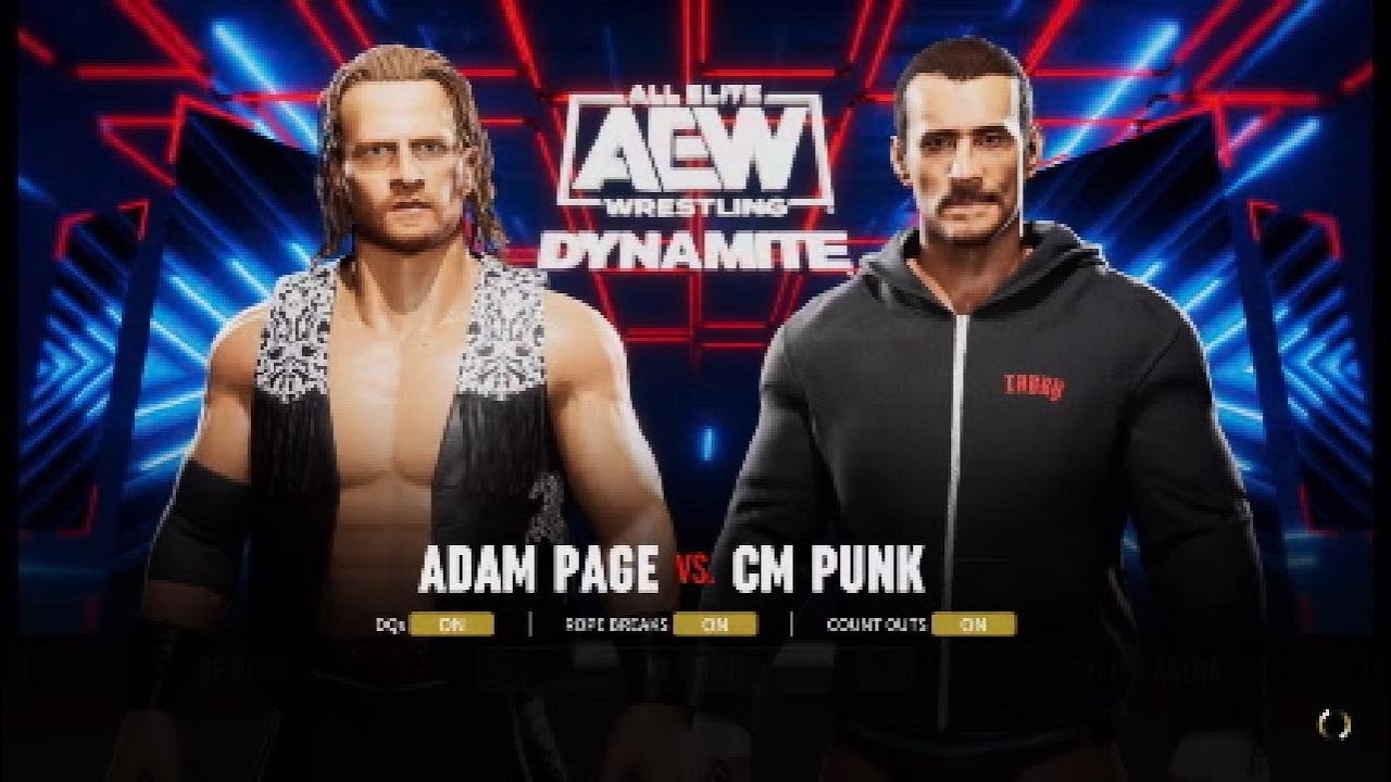 AEW Fight Forever | "Hangman" Adam Page vs CM Punk - YouTube