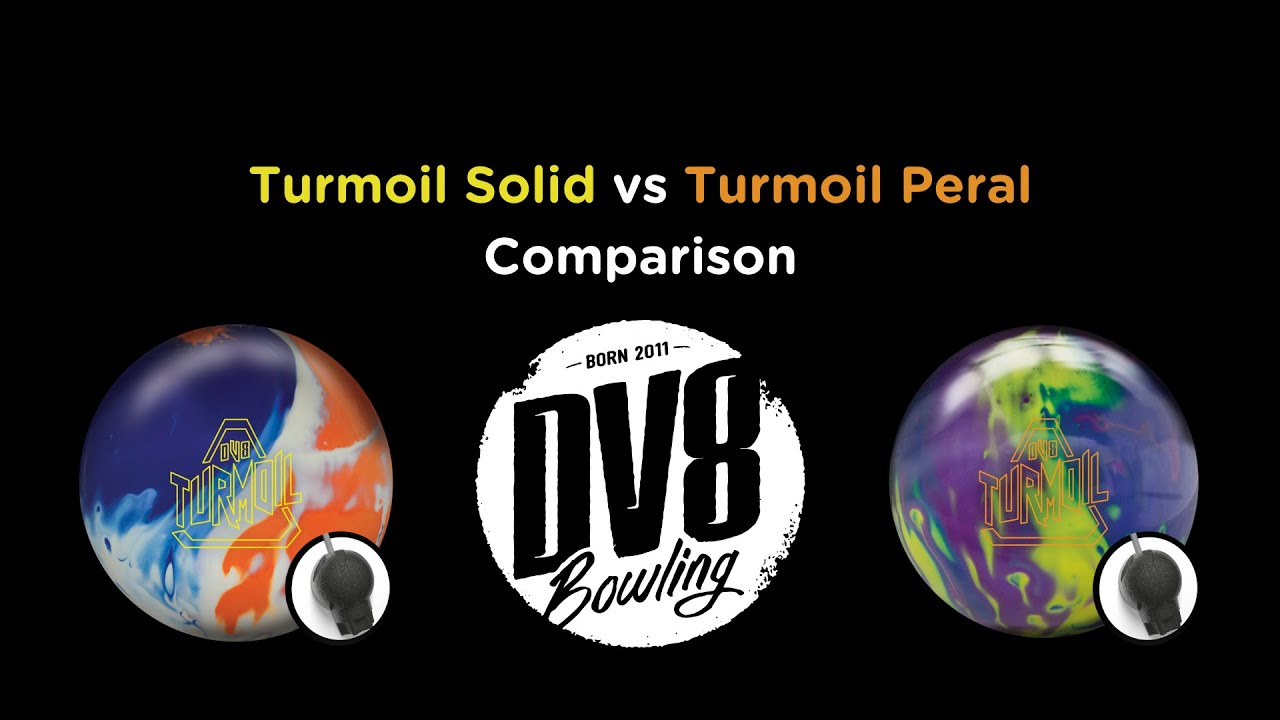 DV8 Bowling - Turmoil2's - Solid vs Pearl - YouTube