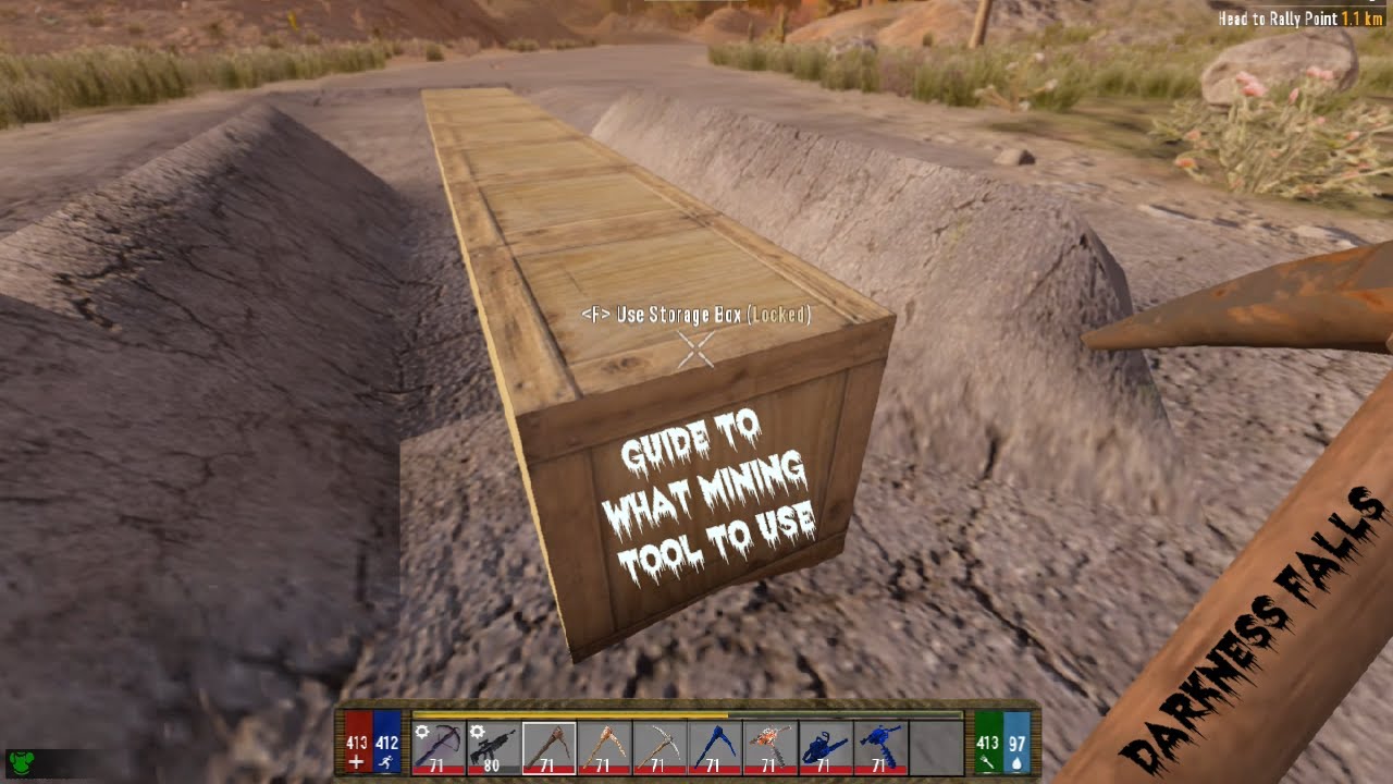 Guide to What Mining Tool to Use - 7 Days to Die - Darkness Falls ...