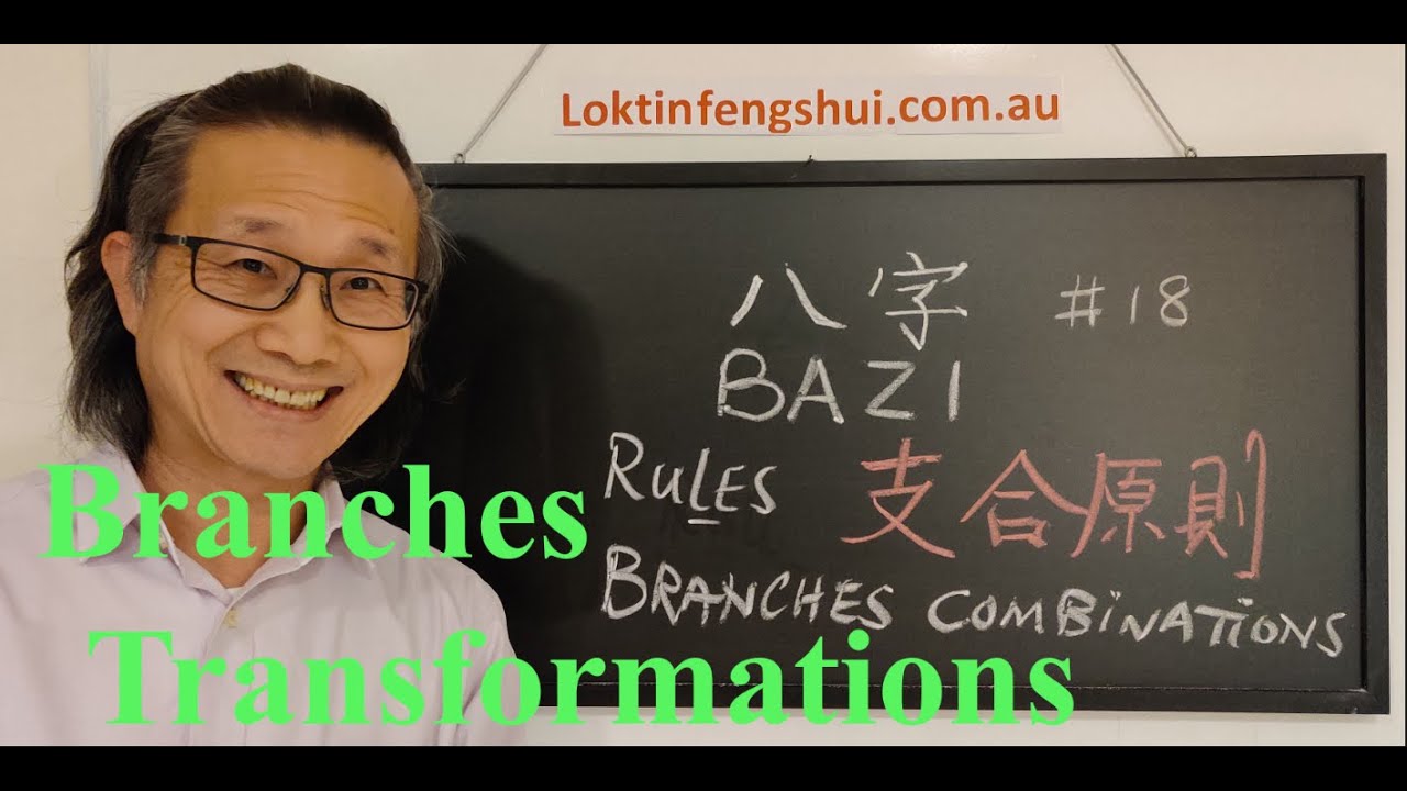Bazi Chinese Astrology 18 Branches combination rules - YouTube