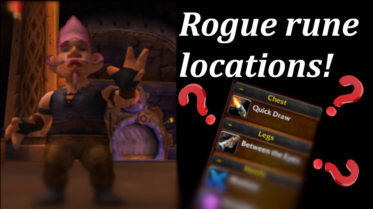 Get these 3 early runes as a Rogue in WoW SoD! - YouTube