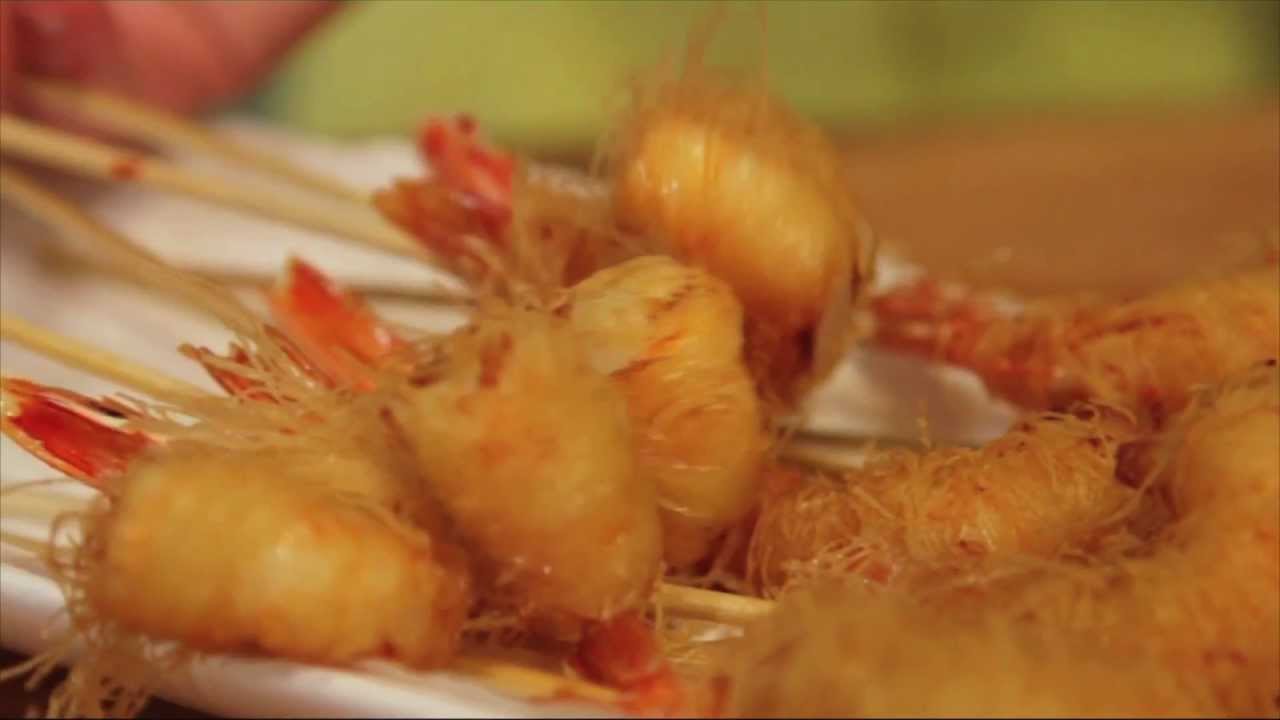 Shrimp Wrapped in Kataifi Phyllo, GARIDES KATAIFI: GreekRecipes.tv ...