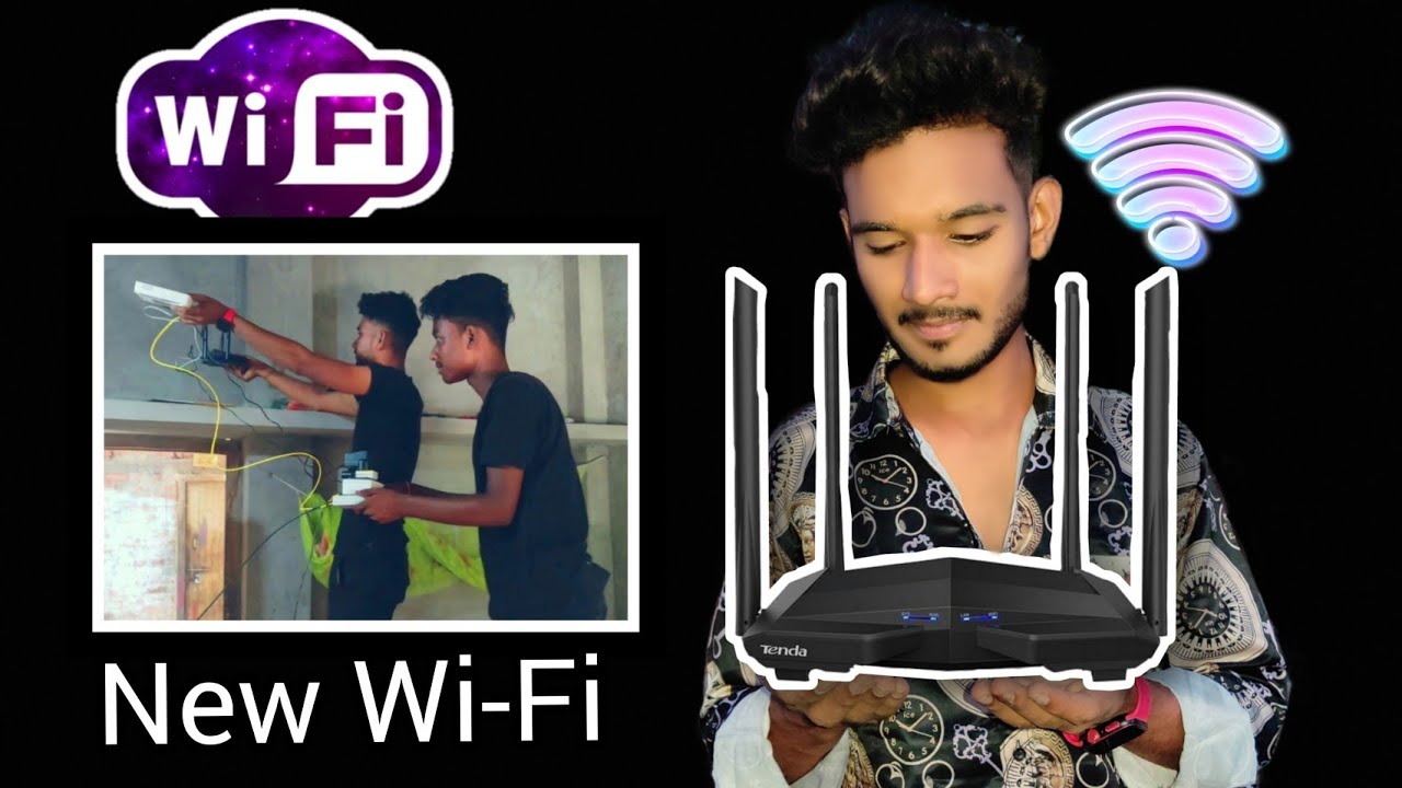 My new Wi-Fi wish net / finally laga liya / free installation - YouTube