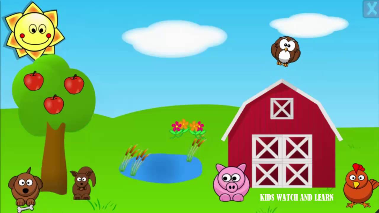 Barnyard Game part 1 - best iPad Android app demos for kids. Farm ...