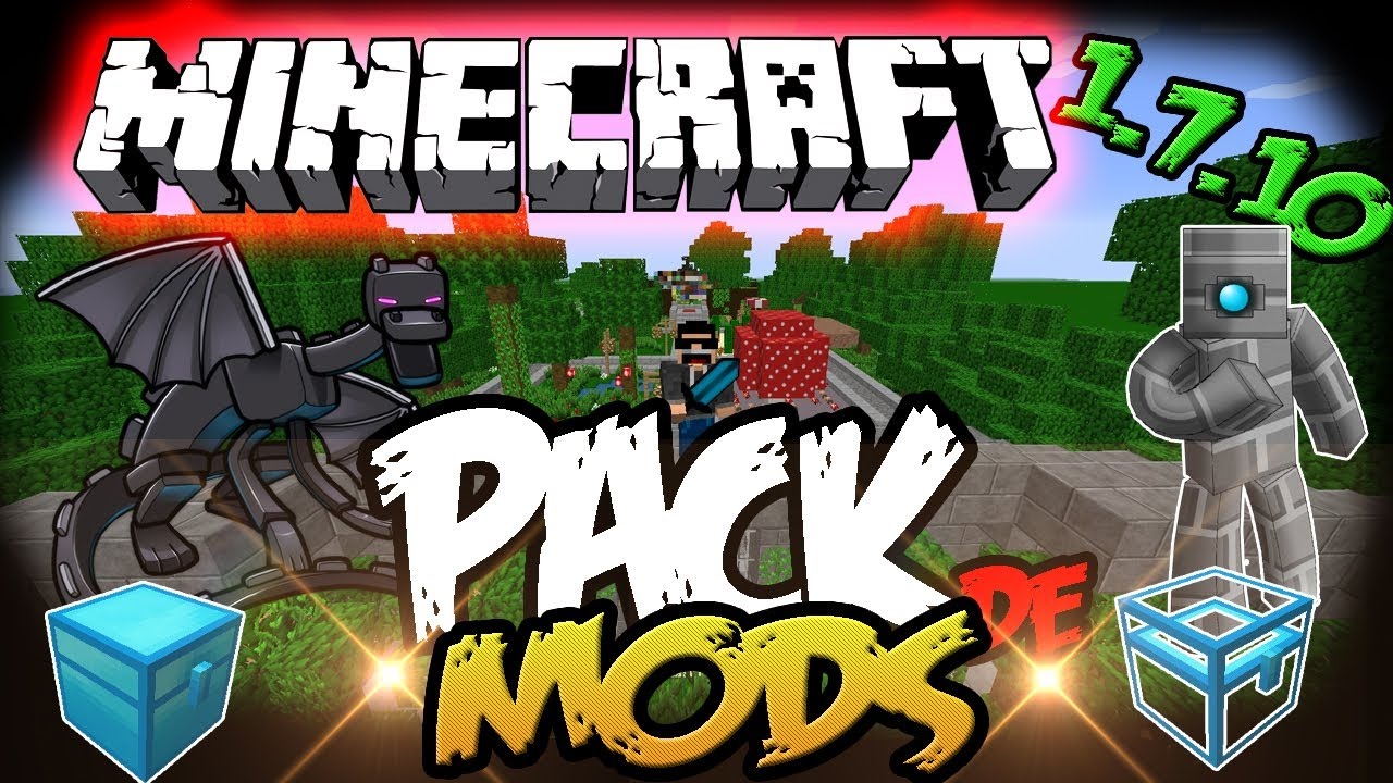 MINECRAFT PACK DE MODS 1.7.10 SEM LAG 2016 - YouTube