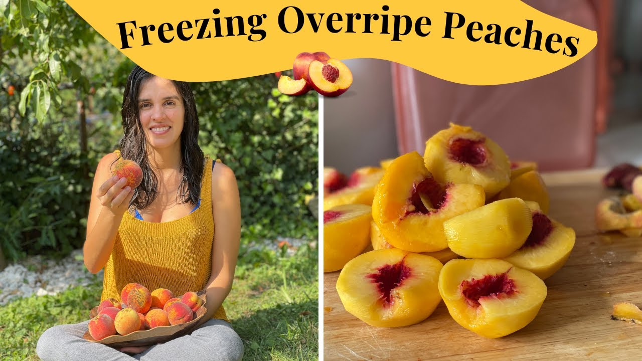 🍑 How to Salvage Overripe Peaches 🍑 - YouTube