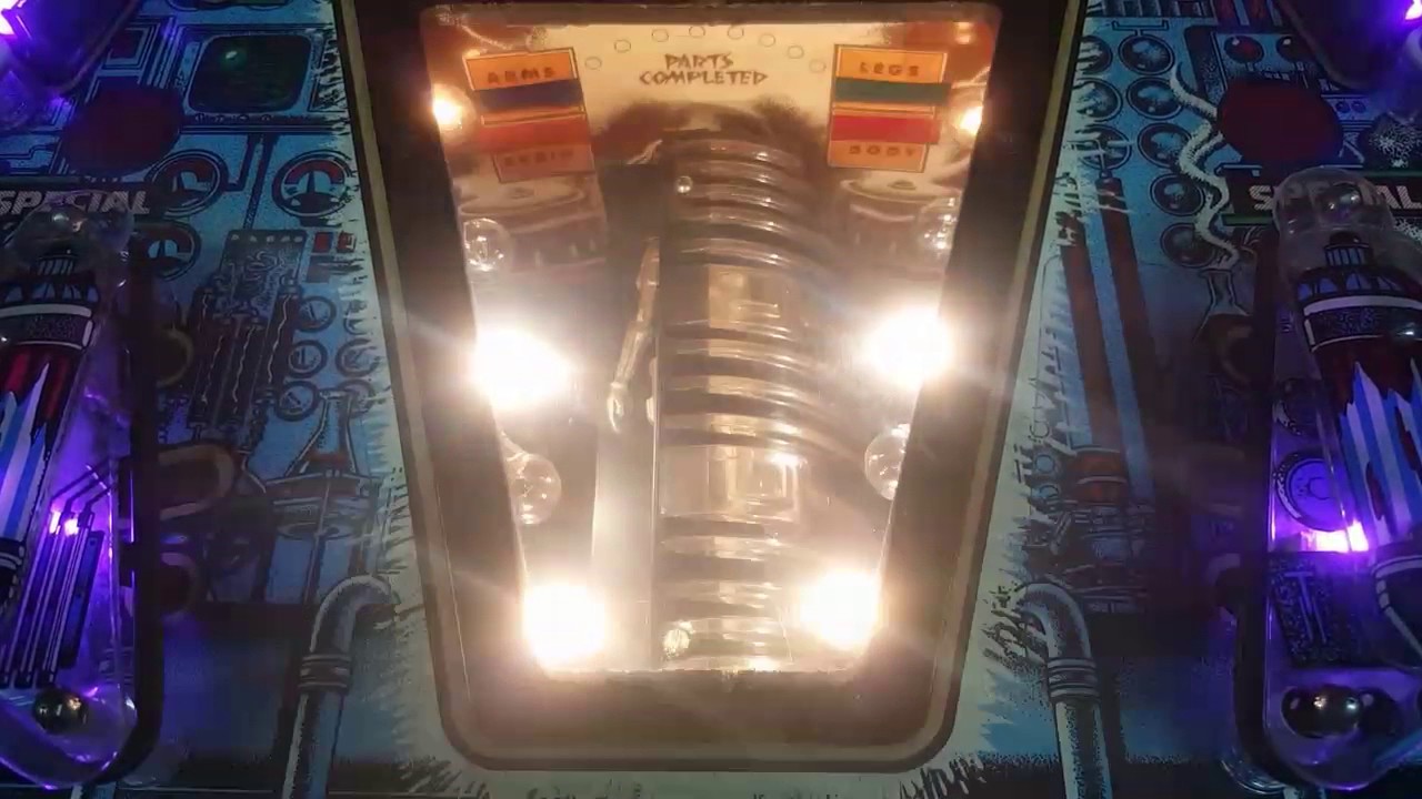 Gottlieb GENESIS Pinball - Metropolis Maria / Hel robot mod - YouTube