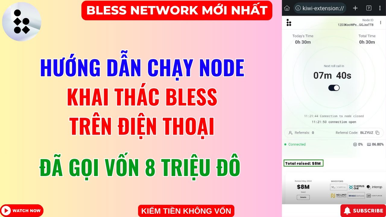 Bless Network - Hướng Dẫn Chạy Node Đào Bless Trên Điện Thoại Chi Tiết ...