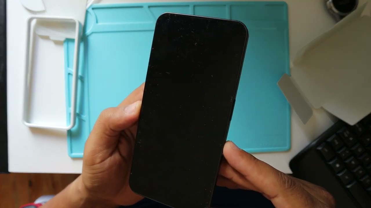 Nothing Phone 1 - Original cover + Tempered glass installation - YouTube