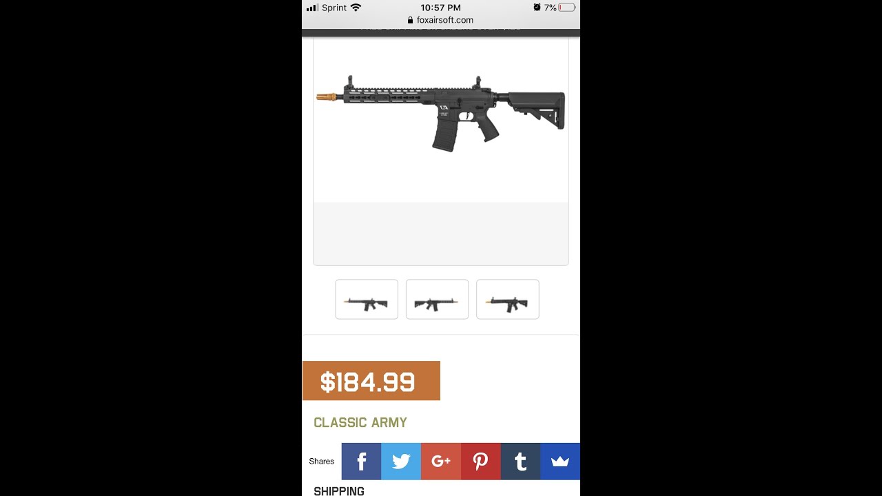 NEW Classic Army ECS M4! (Unboxing and Review) - YouTube