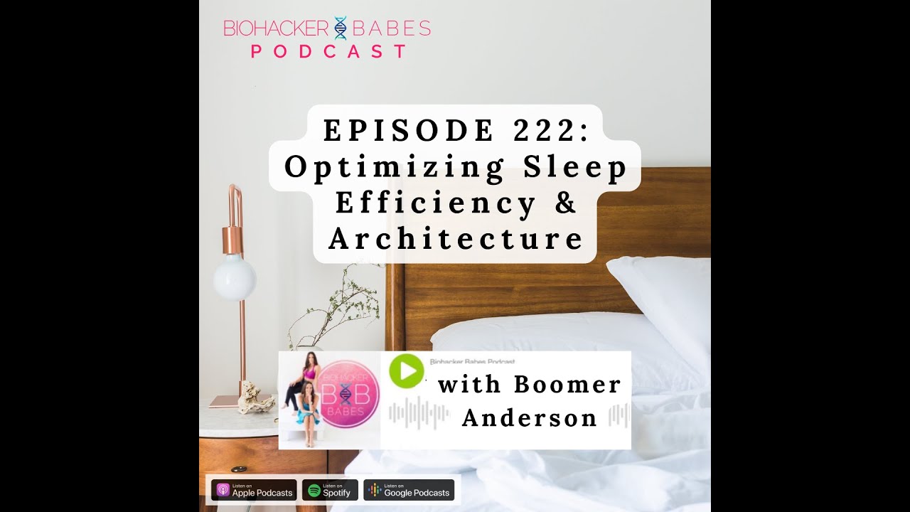 Optimizing Sleep Efficiency & Architecture with Boomer Anderson - YouTube