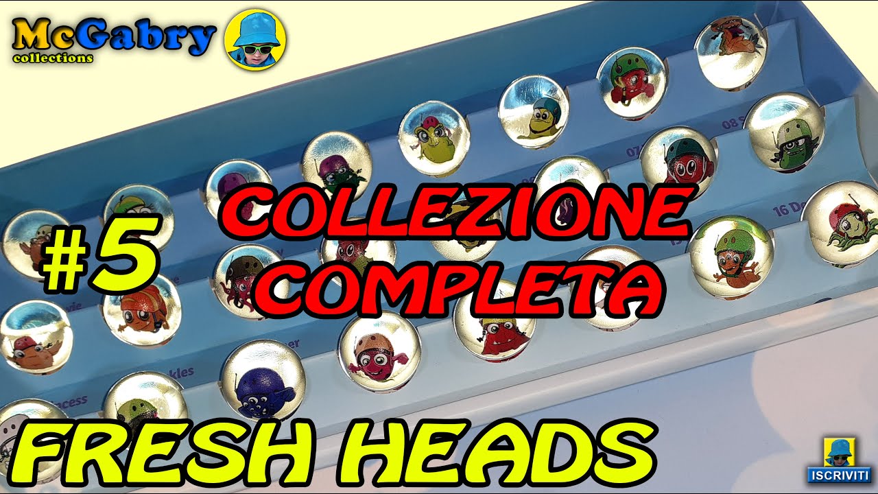 THE FRESH HEADS LIDL COLLEZIONE COMPLETA-UNBOXING BIGLIE E APPLICAZIONE ...