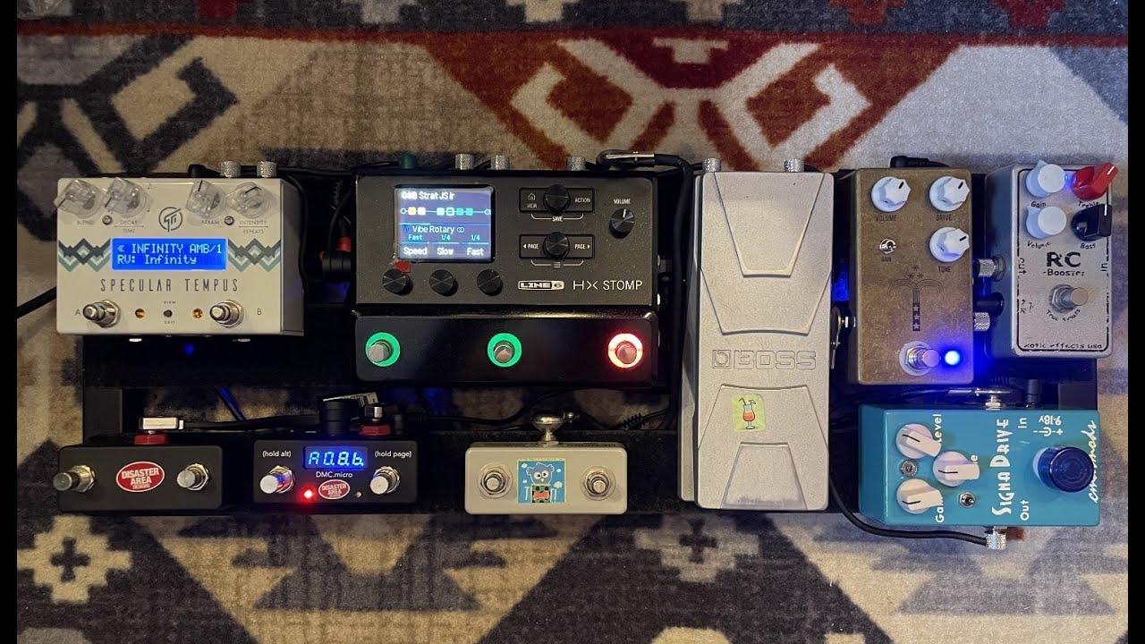 Ensamblando Pedalboard|Truetone Cs6|HX Stomp|Specular Tempus|Jhs ...