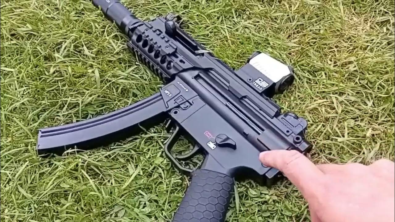 umarex mp5k 4.5mm garden plinking - YouTube