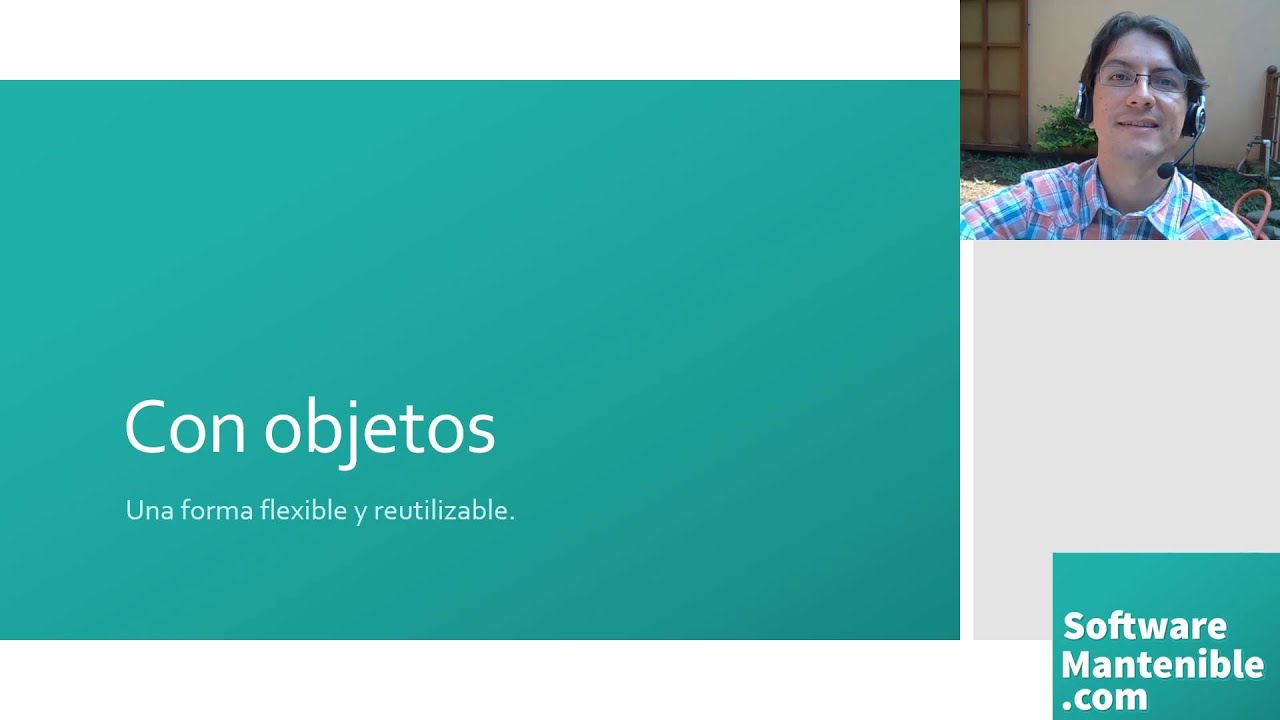 1 De funciones a objetos (Paso 3 Con objetos) - YouTube