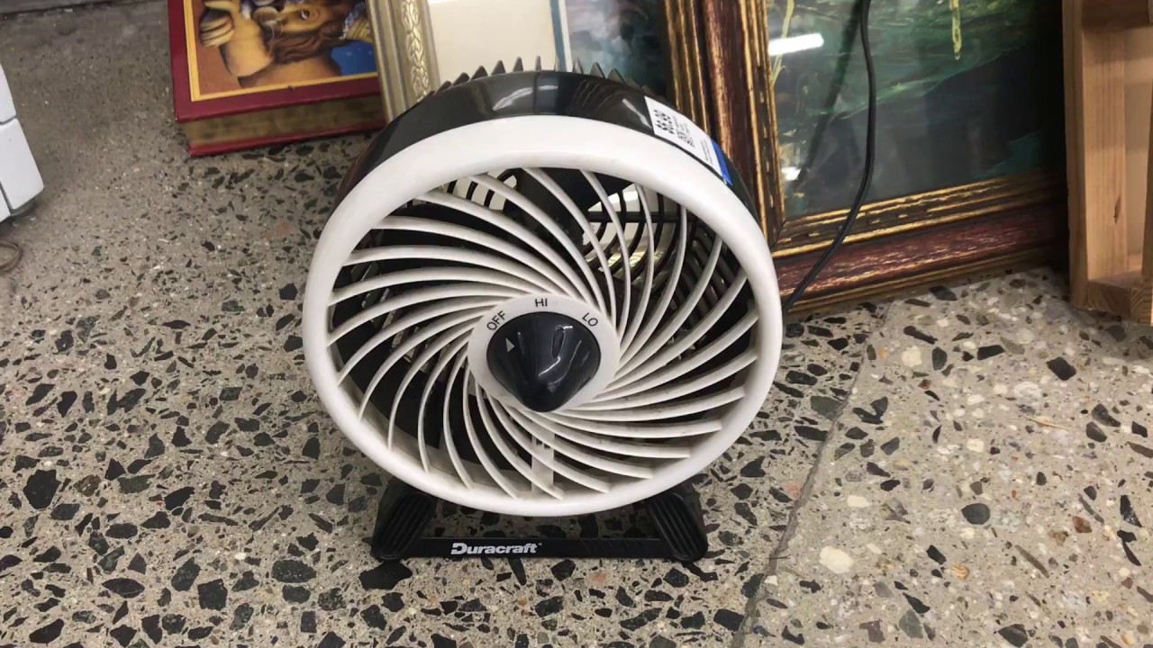 Duracraft/Honeywell Desk Fan (Quick Test) - YouTube