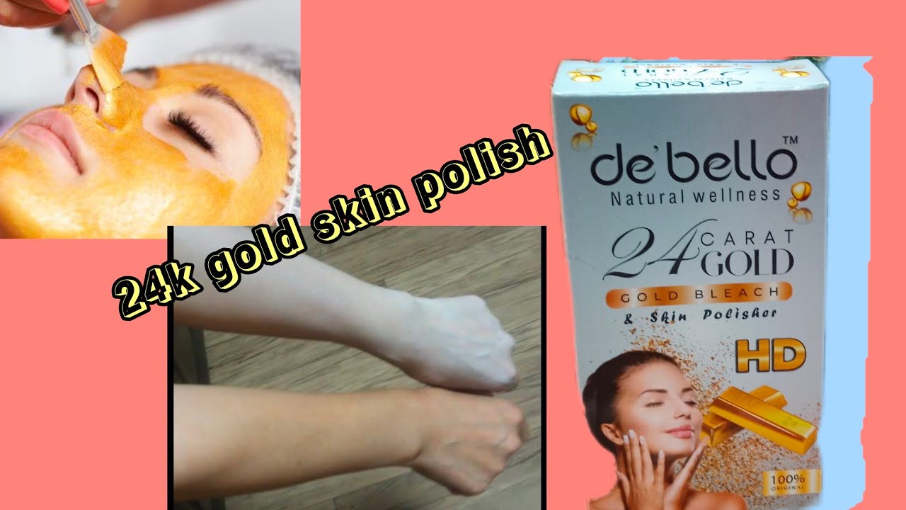 24k gold skin polish|| gold bleach cream|| skincare ||home skincare ...