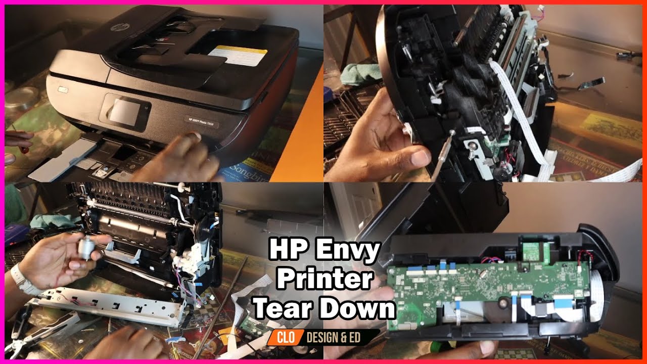 Tech Teardown & Talk HP ENVY Photo 7858 Inkjet Printer (Full Tear Down ...