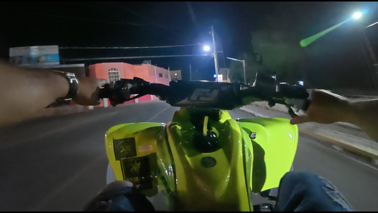 Yamaha Raptor 700R at Night In Dominican Republic - YouTube