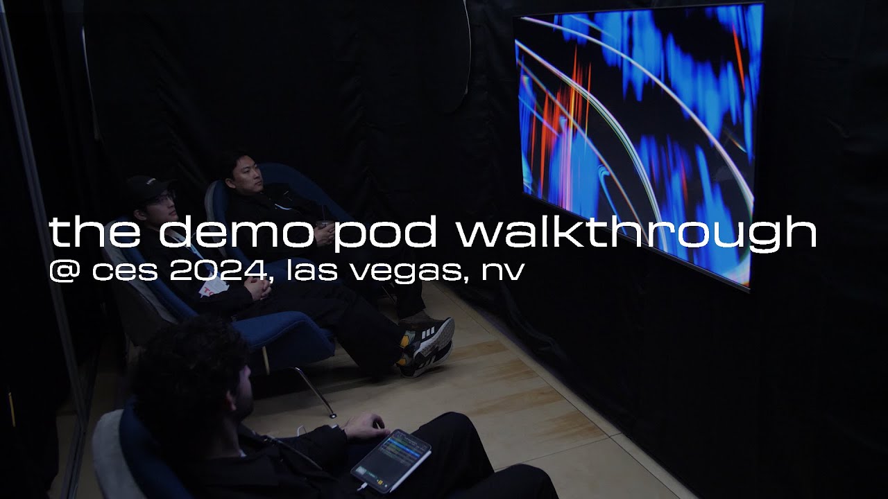 The Demo Pod CES 2024 Walkthrough | Edge Sound Research - YouTube