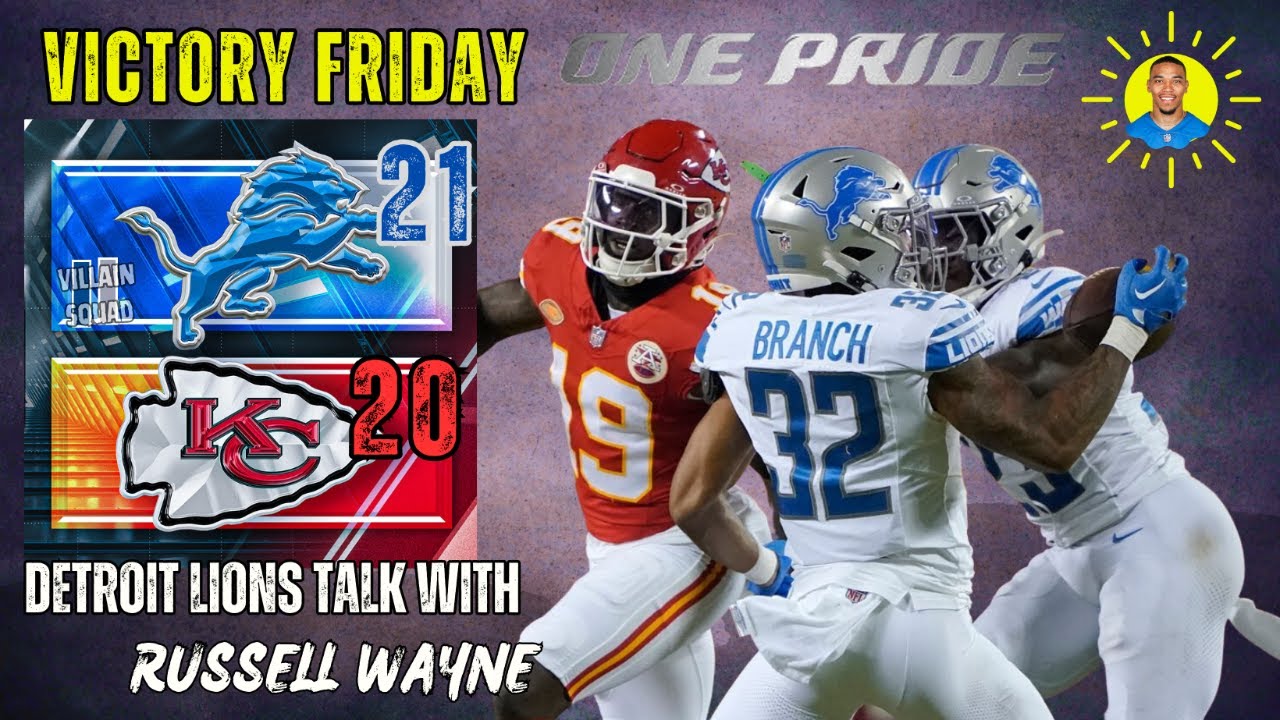 Detroit Lions Talk with Russell Wayne Victory Friday - YouTube