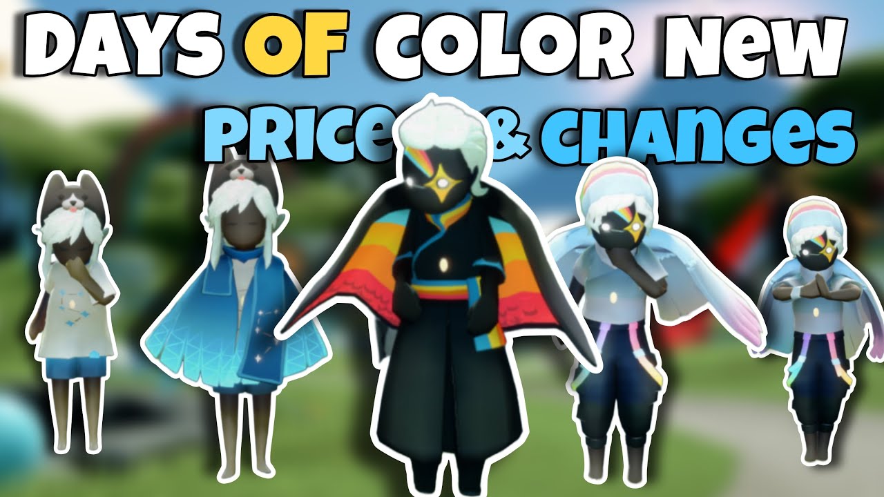 Days Of Color New Prices And Changes | Sky Cotl | #skycotl - YouTube