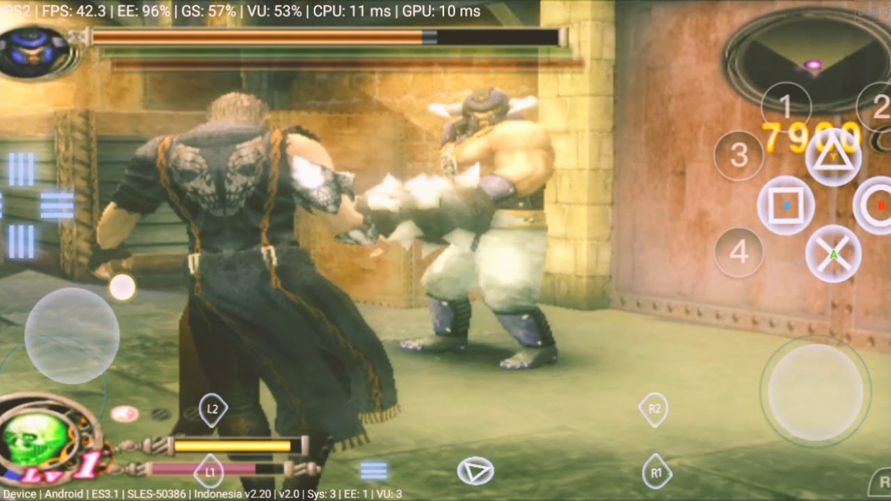 god Hand gameplay Damon ps2 emulator vivo s1 pro - YouTube