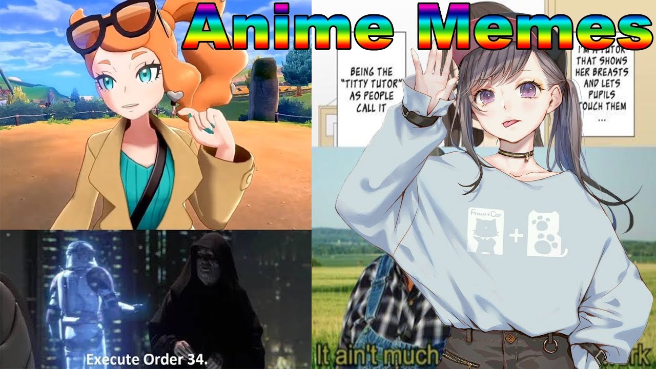 Risque Anime Memes that will probably get this video age restricted ...