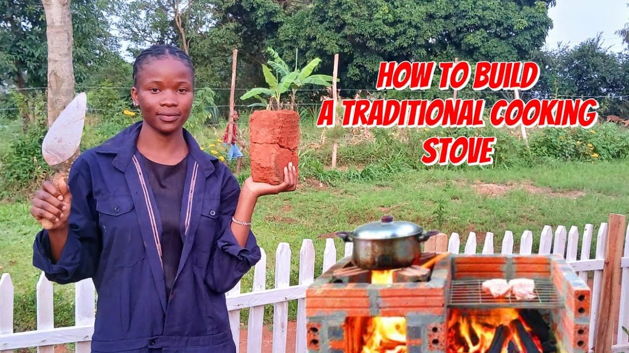 How to build a traditional outdoor cooking stove ||PART 1 - YouTube