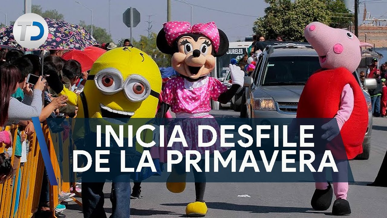 Inician desfiles de la Primavera - YouTube